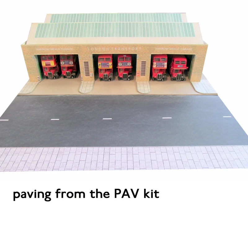 HD Harrow Weald LT central bus garage 1/76 | Kingsway Models