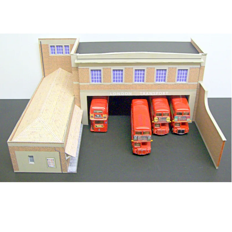 N Norwood LT central bus garage 1/76 | Kingsway Models