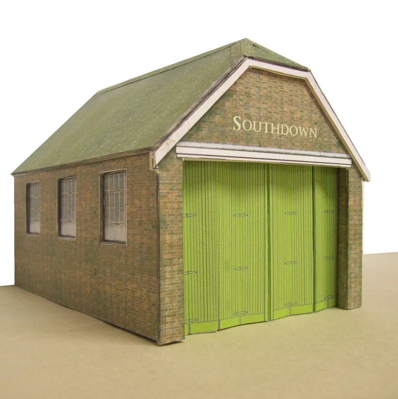 SHS Southdown Handcross dormy bus shed / Rural Fire Station 1/76 ...