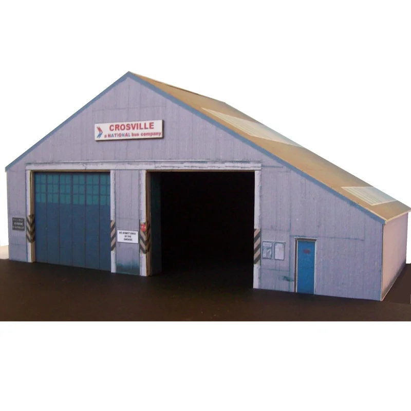 CC Crosville Corwen bus garage 1/76 | Kingsway Models