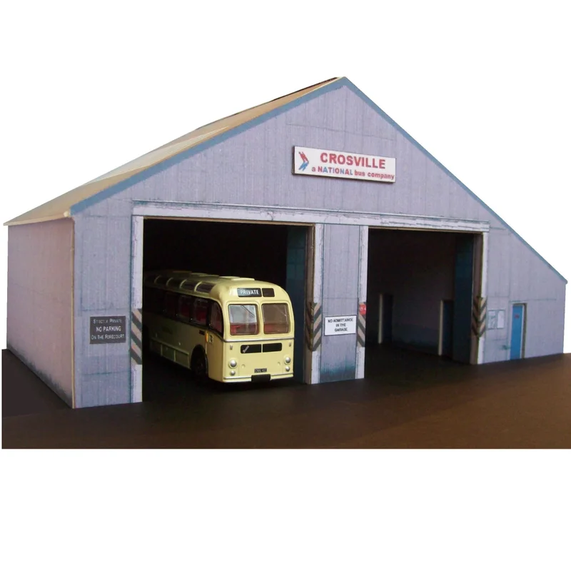 CC Crosville Corwen bus garage 1/76 | Kingsway Models
