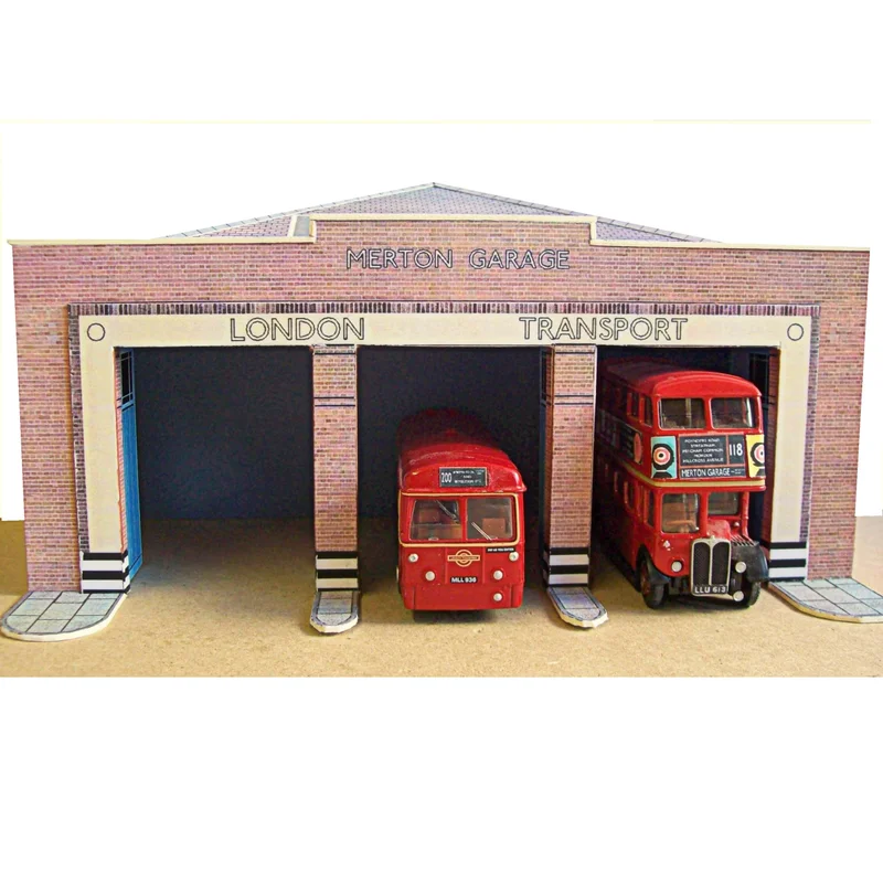 AL Merton central bus garage 1/76 | Kingsway Models