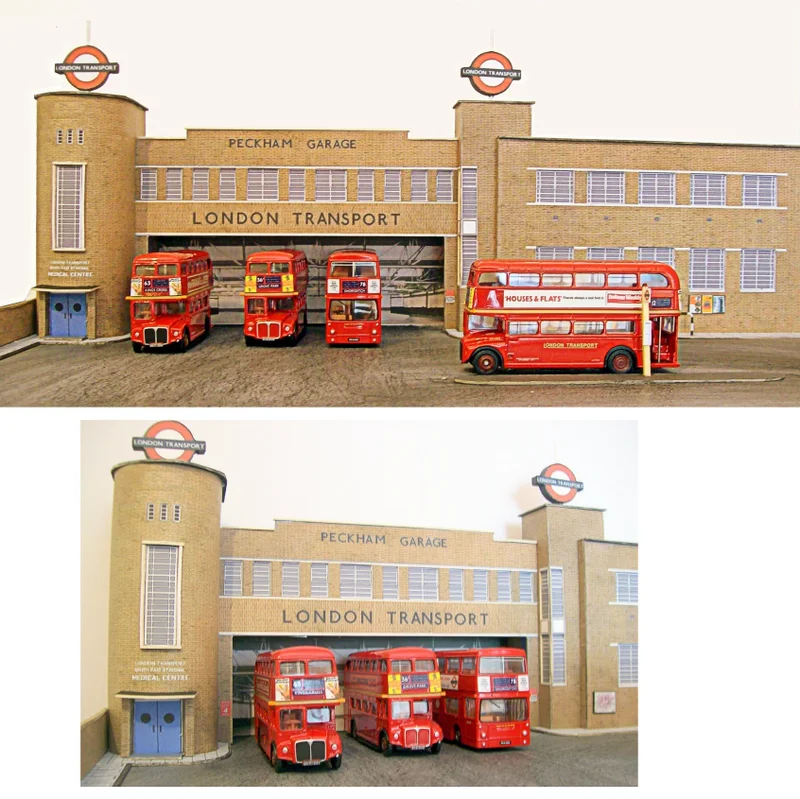 PM Peckham LT central bus garage 1/76 | Kingsway Models