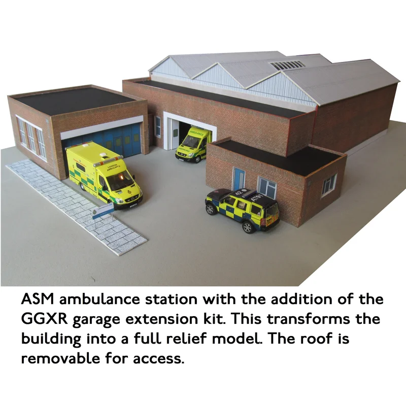 ASM Ambulance Station Morden 1/76 | Kingsway Models
