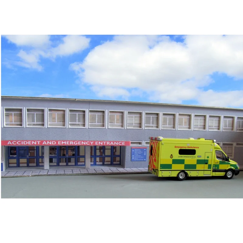 PSH Sun Hill Police Station / Hospital 1/76 | Kingsway Models