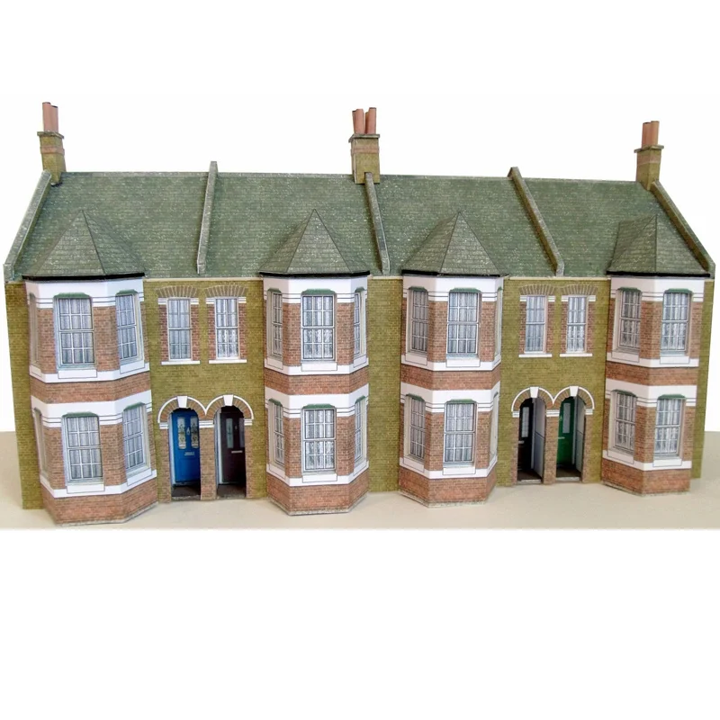 TERD Victorian terraced houses half relief 1/76 | Kingsway Models