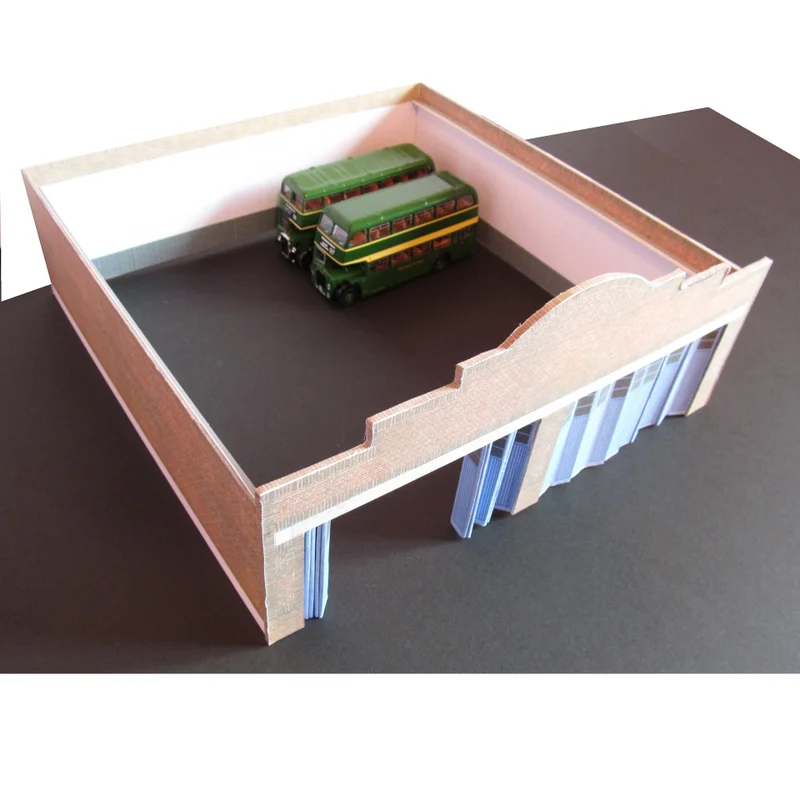 BA Bishop Auckland bus garage (includes GGZR ext unit) 1/76 | Kingsway ...