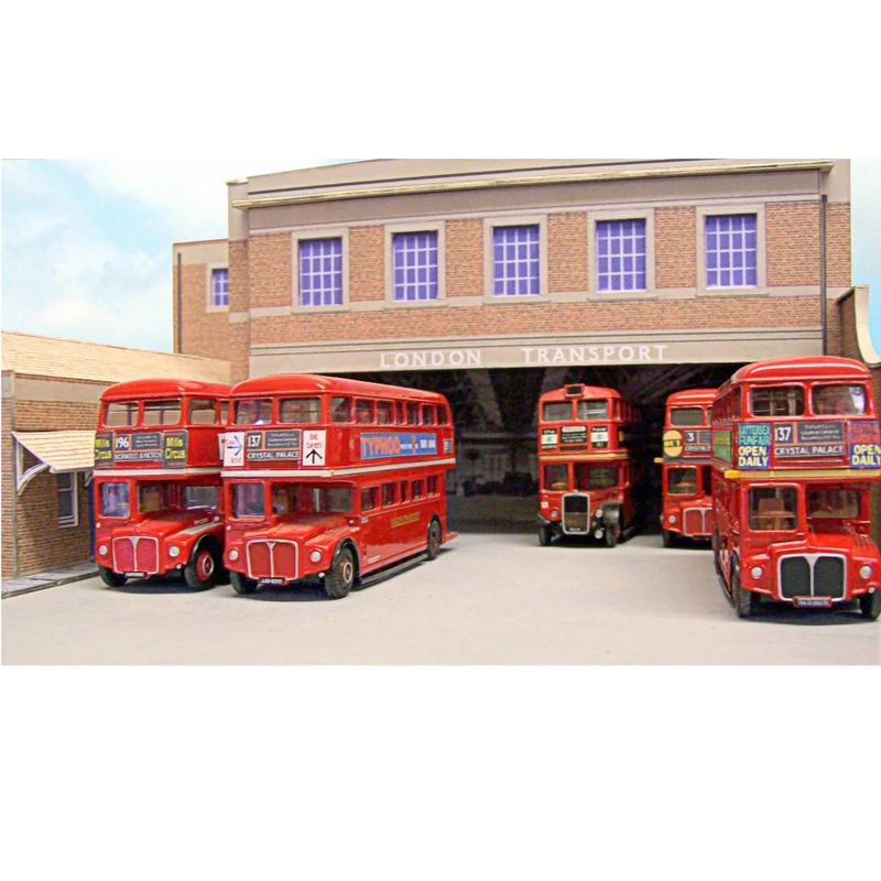 N Norwood LT central bus garage 1/76 | Kingsway Models