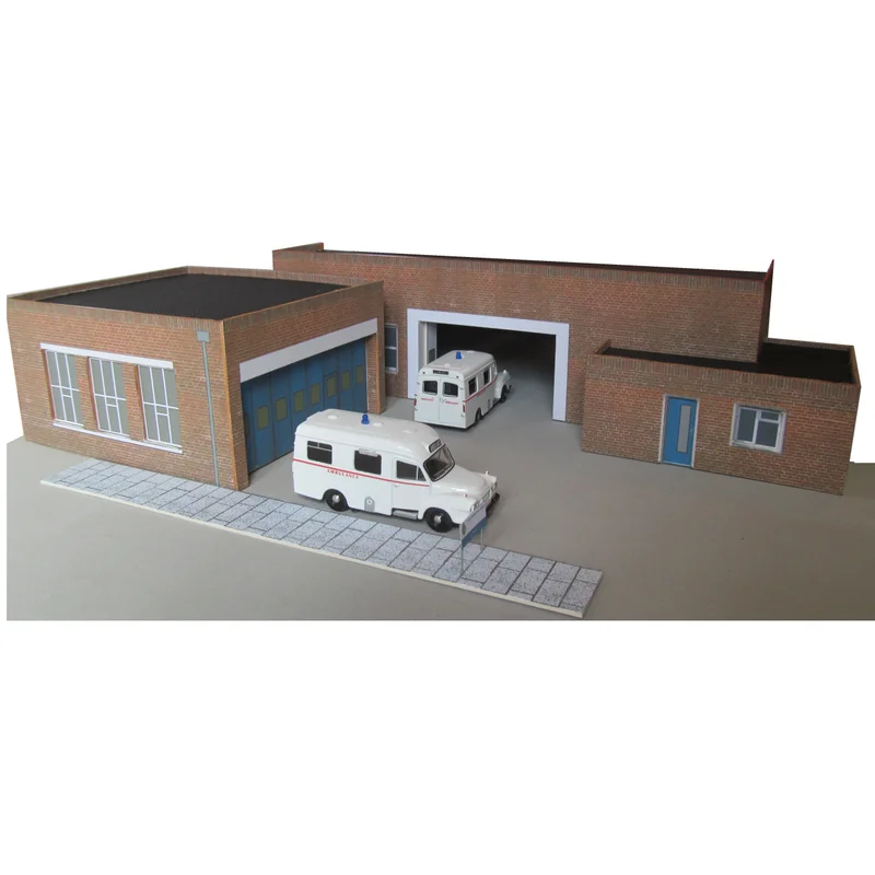ASM Ambulance Station Morden 1/76 | Kingsway Models