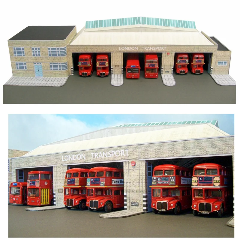 H Hackney LT central bus garage 1/76 | Kingsway Models