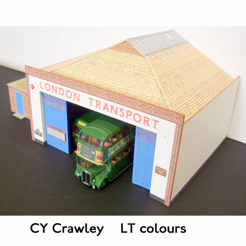 CY Crawley LT country / LCBS bus garage 1/76 | Kingsway Models