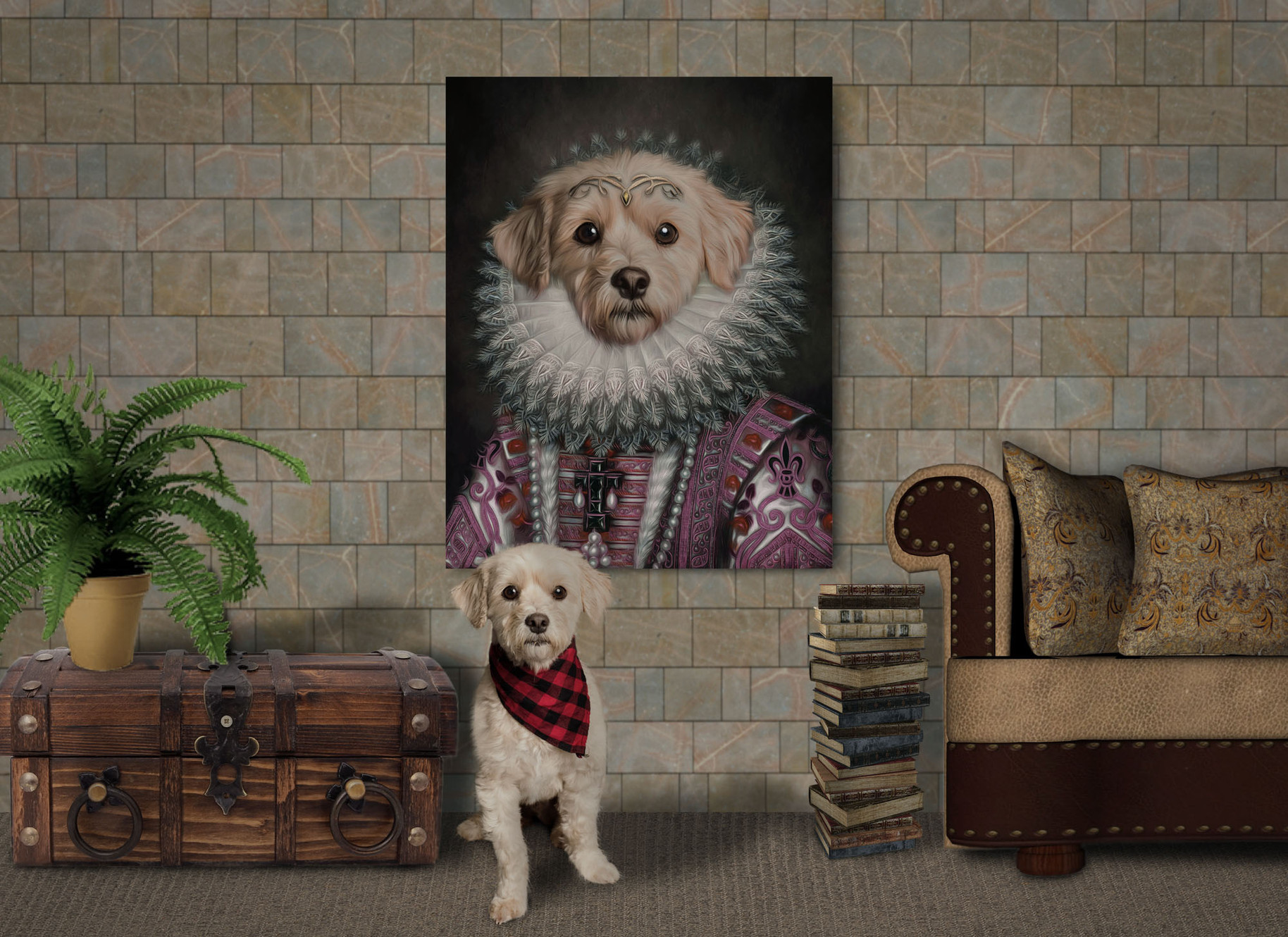 Pet Dog and Cat Portrait Art - Affectionately-Yours.com