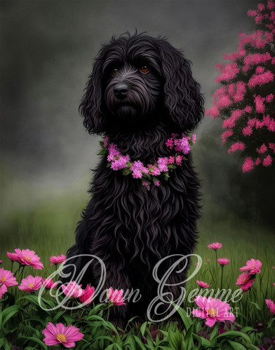 Cockapoo Dog Portrait Art Paintings: Admire Your Loyal Companion