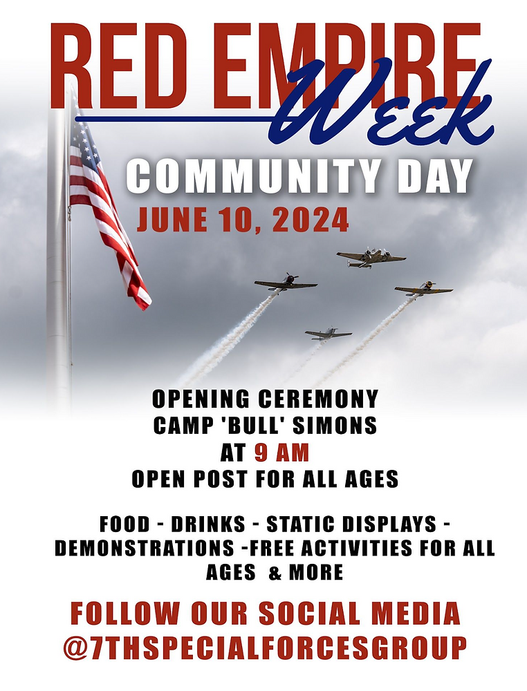 7TH SFG(A) Red Empire Week