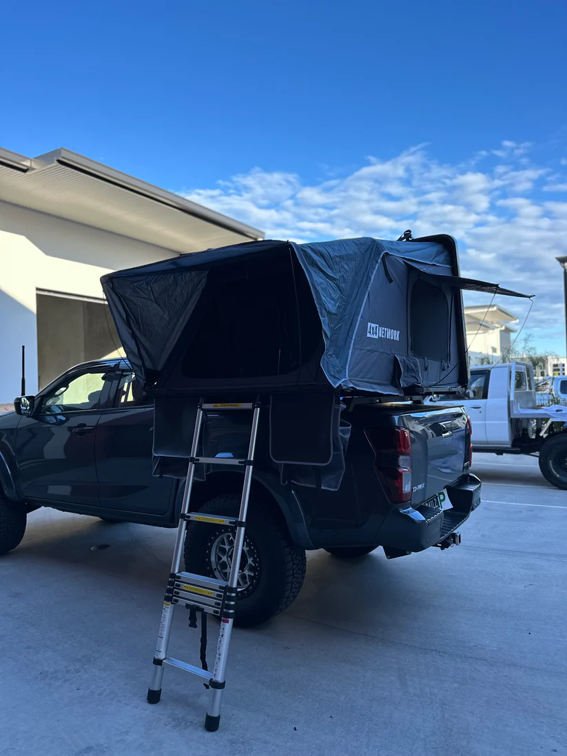 MegaLuxe1300 Fold-Out Roof Top Tent | Curries Customs