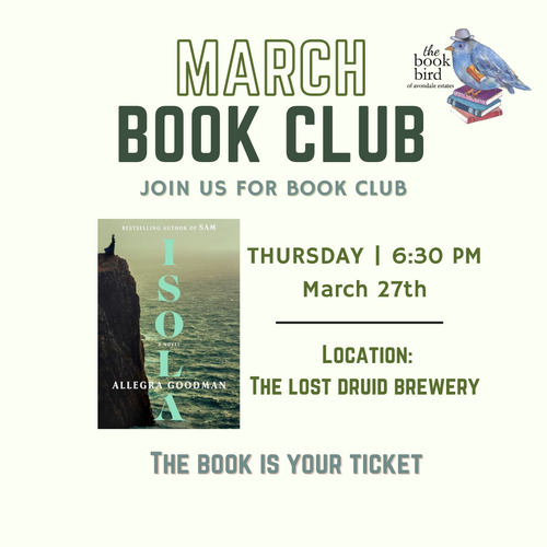 March Book Club | Book Bird