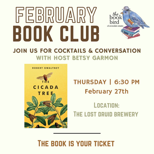 February Book Club - The Cicada Tree | The Book Bird Bookstore