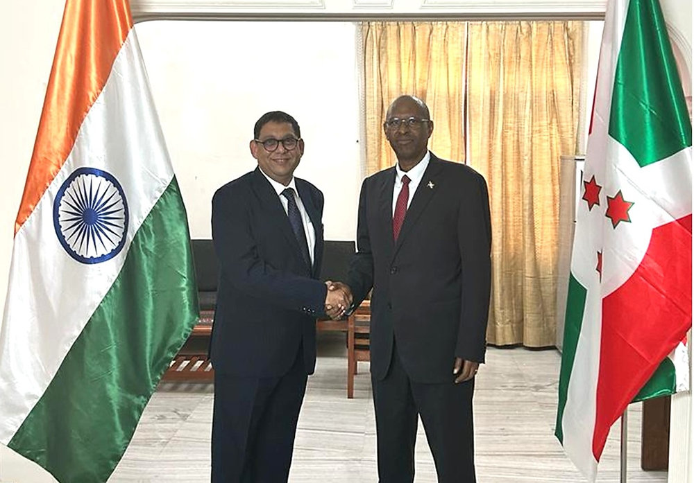 Ambassador of Burundi to India gives audience to Mr. Rahul Sathe ...