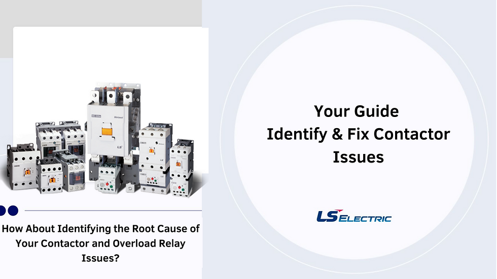 How About Identifying the Root Cause of Your Contactor and Overload ...