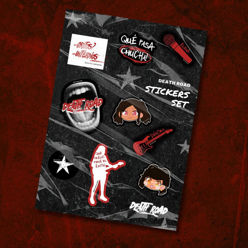 Pack Oficial de Stickers Death Road | My Site