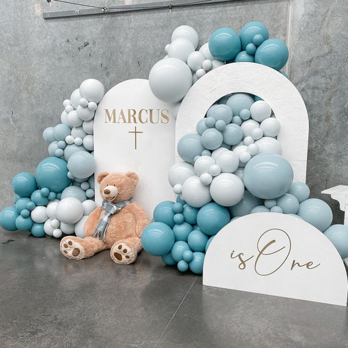 Teddy Bear theme baptism and baby 1st birthday party decoration | just ...