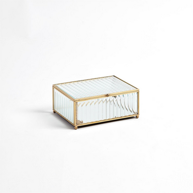 Reeded Glass Box Small | Studio 334