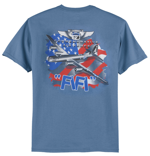 B-29 Superfortress FIFI "Flag" T-shirt | B29/B24 PX