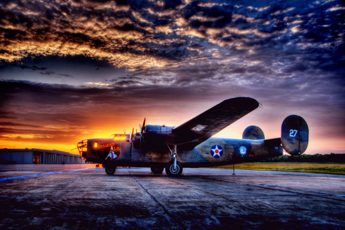 B-24 "Liberator" Diamond Lil Sunset | B29/B24 PX