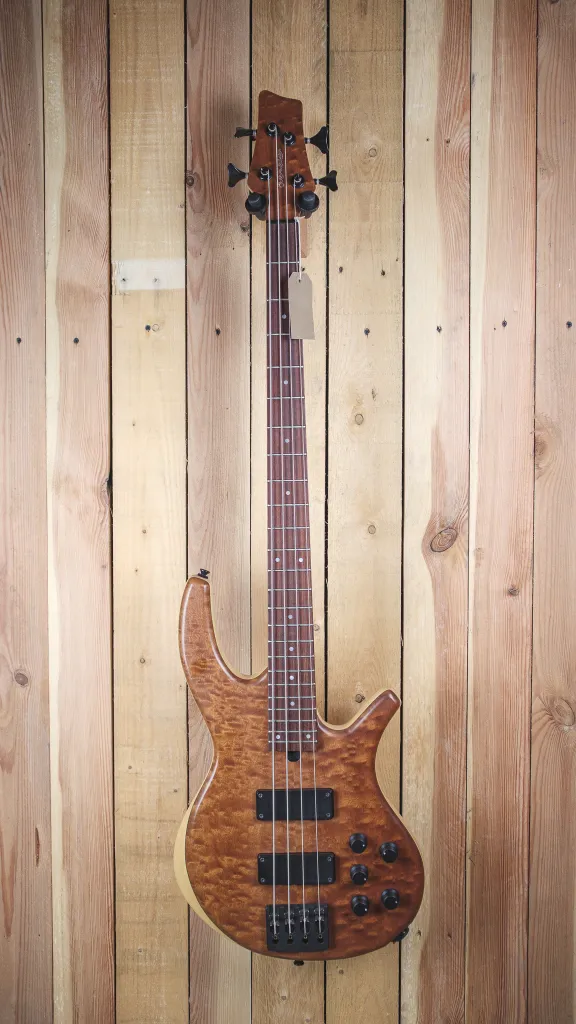 NEW - Overwater Progress Bass Natural Finish | The Woodshed Guitars