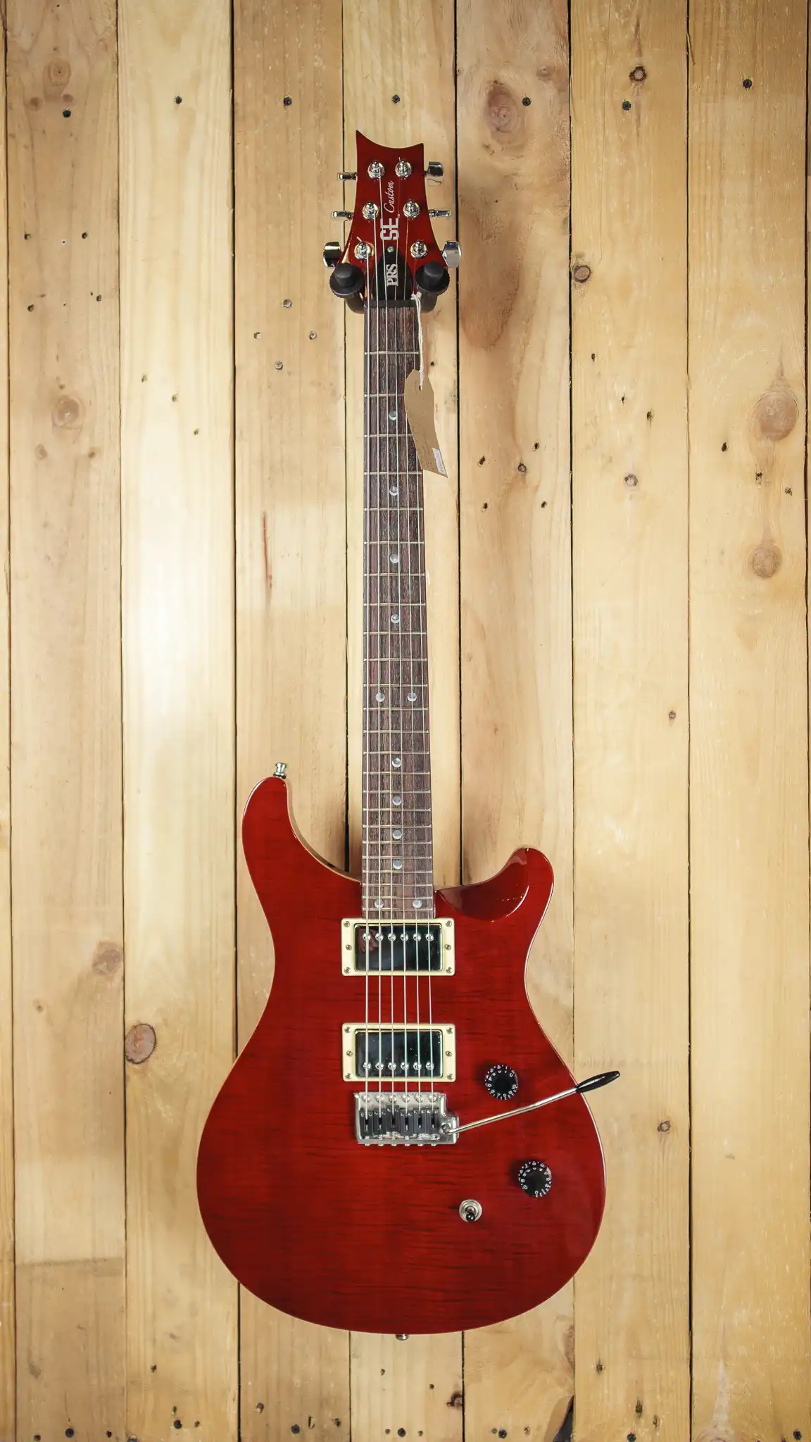 PRE-LOVED - PRS SE Custom 24 - Ruby Burst - 2008 | The Woodshed Guitars
