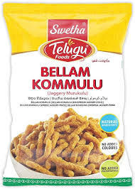 TELUGU KOMMULU (JAGGERY MURUKULU ) 170 GM | Apna Bazaar Grocery