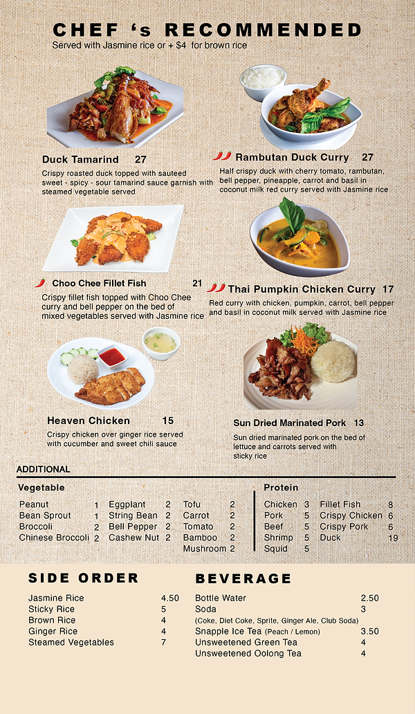 MENU | Aroydee Thai