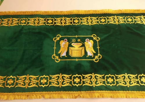 Embroidered Altar cover with angels - Covers for the altar table ...