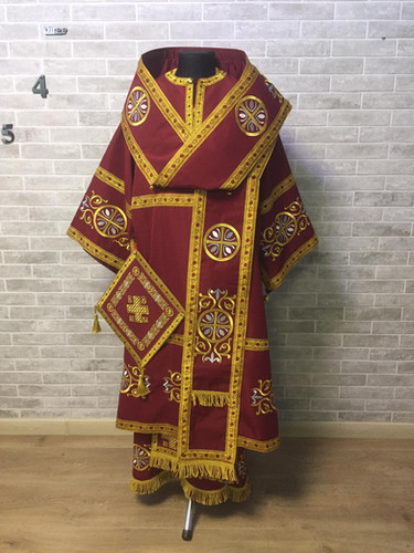Embroidered Bishop's Vestments - Vestments for Bishop - Archbishop's ...