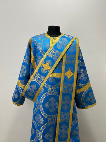 Protodeacon's vestment set - Stichar, double orar, cuffs - Deacon's ...