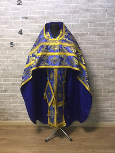 Slavic style vestments - Orthodox liturgical vestment set with ...