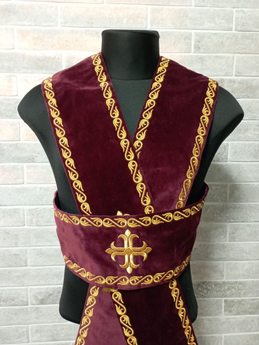 Subdeacon's orarion - Subdeacon's orar - Single orarion - Orthodox ...