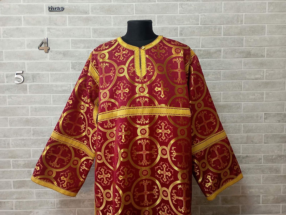 Sticharion - Stikhar - Altar Server Reader Robe - Liturgical clothes ...