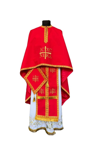 Orthodox embroidered priests's vestment - Priest robe - Liturgical ...