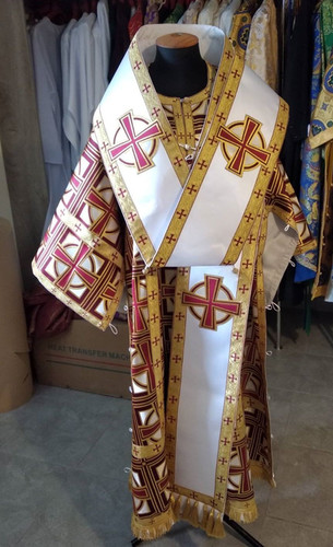 Bishops vestment - Archbishop garment - Eparch polistaurion - Pontif ...