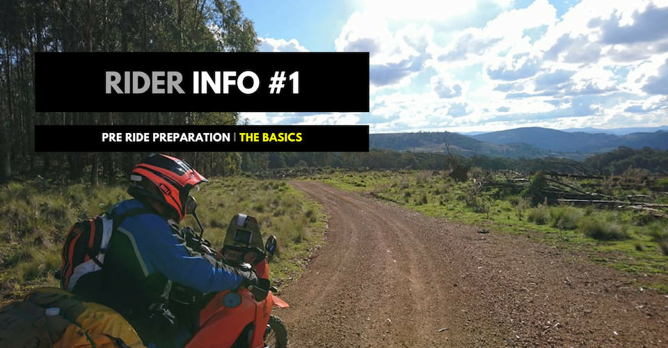 Pre ride preparation