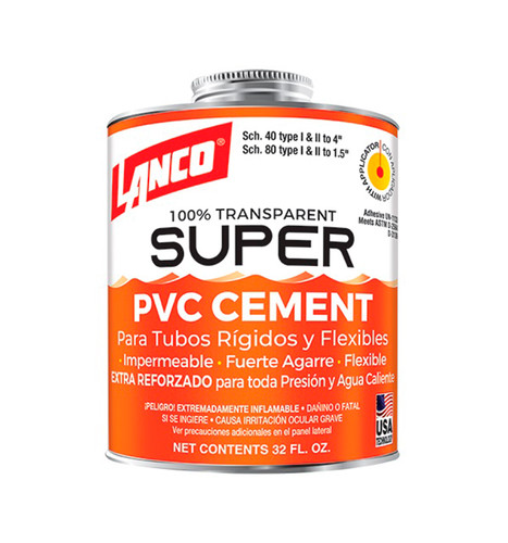 PEGAMENTO PVC 1/16 LANCO TRANSPARENTE | Ferretería SantaRosa