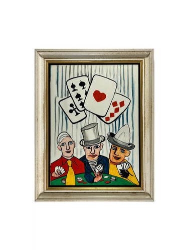 Alexander Calder - Original Lithograph Trois Joueurs de Cartes/Three ...