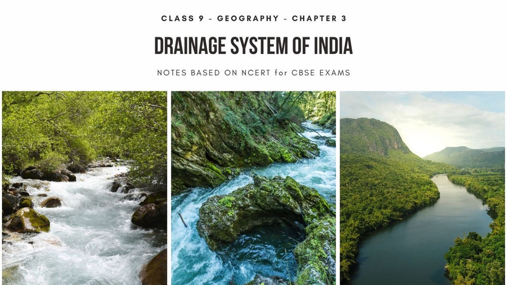 Drainage System of India | Class 9 Geography| UPSC General Studies ...