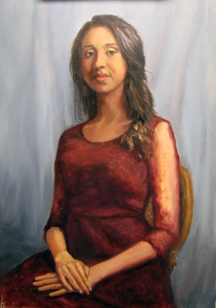 Painting a Lace Dress