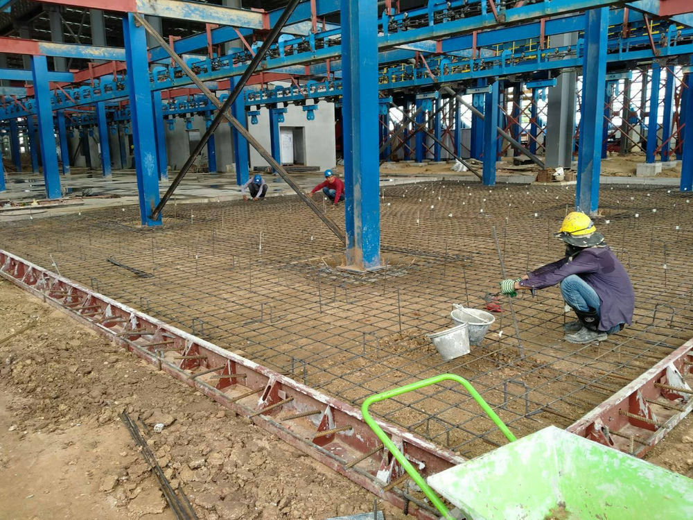 งานเทพื้นโรงงาน | ATC CONSTRUCTION