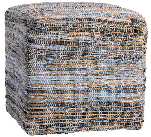 Denim Ottoman | Home Salvage Market