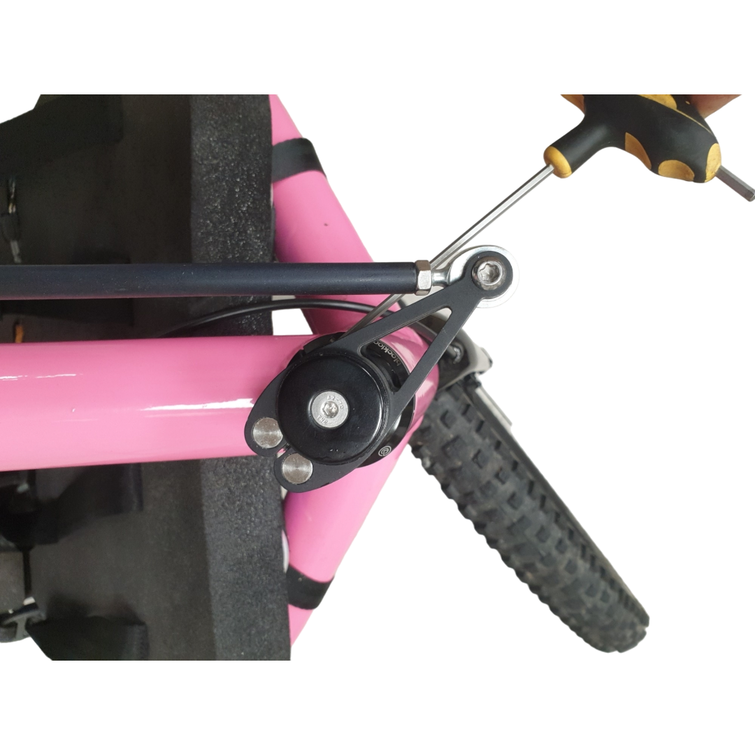 Adjusting the Acros block lock steering stop