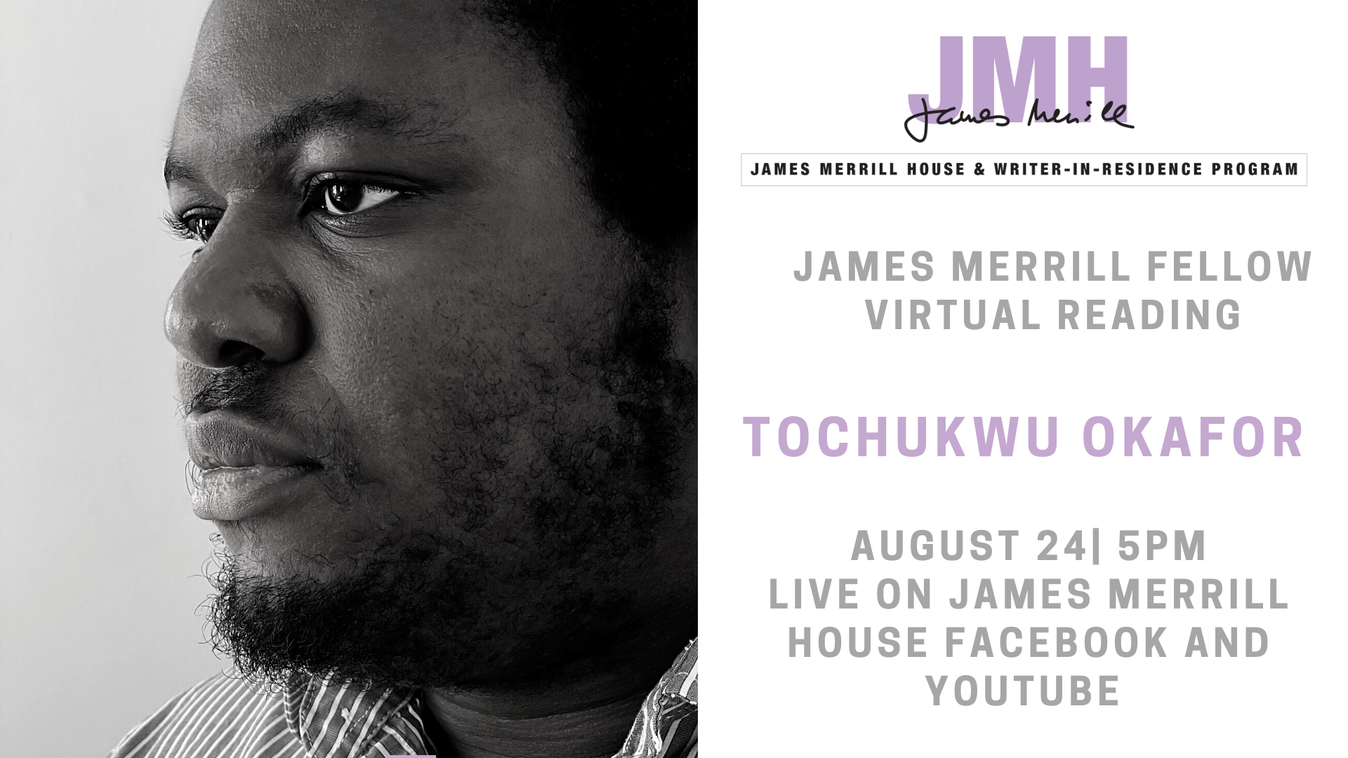 Virtual Event with Tochukwu Okafor | James Merrill House