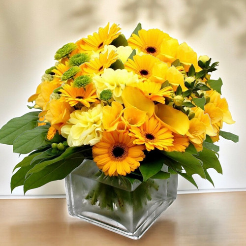 BOUQUET JAUNE 02 | Décor en fleurs